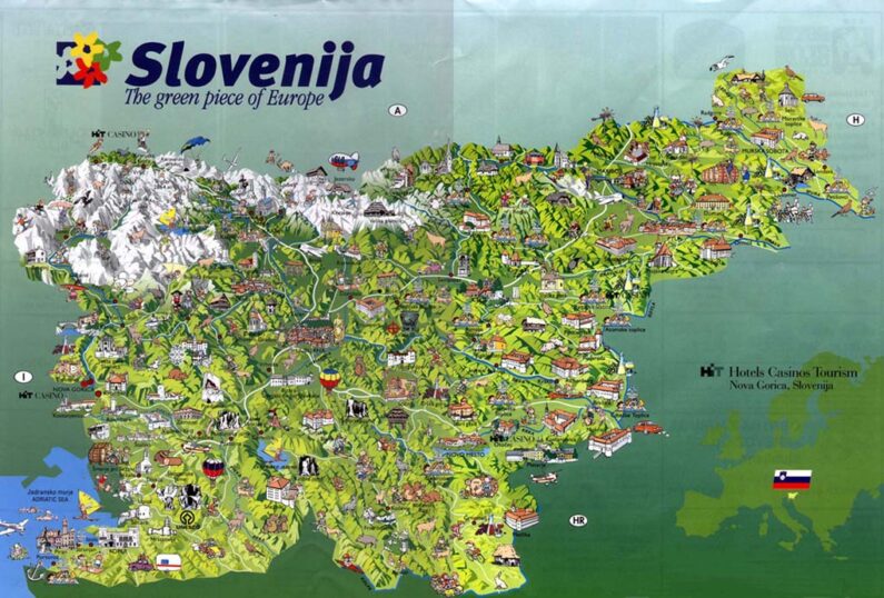 31 幅地图助您了解斯洛文尼亚 - SECRET SLOVENIA